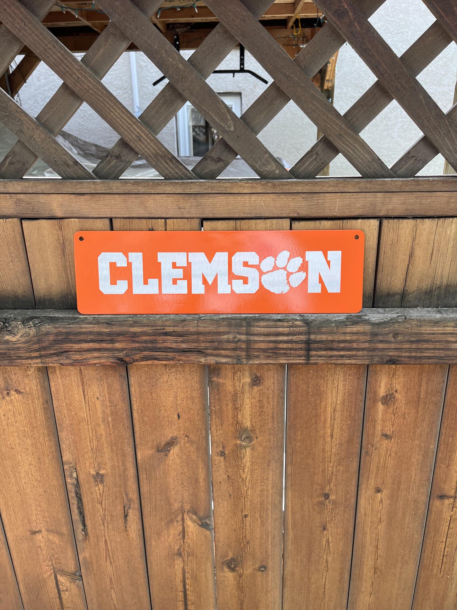 Clemson Tigers Wall Sign - Etsy