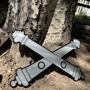 Army Field Artillery Crossed Cannons Plaque - Etsy