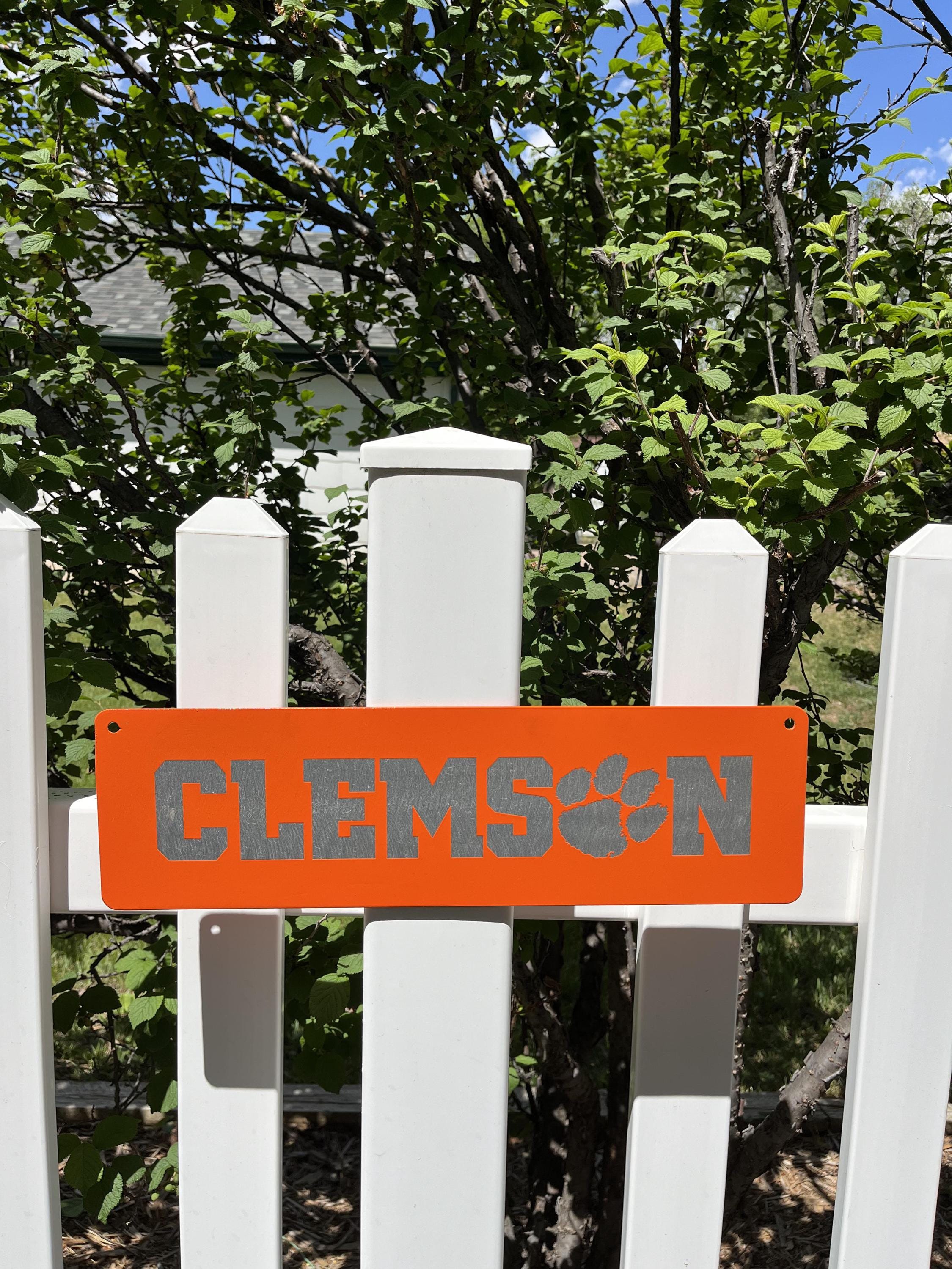 Clemson Tigers Wall Sign - Etsy