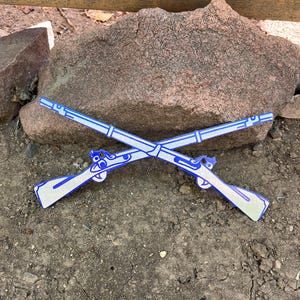 Army Infantry Crossed Rifles Emblem - Etsy