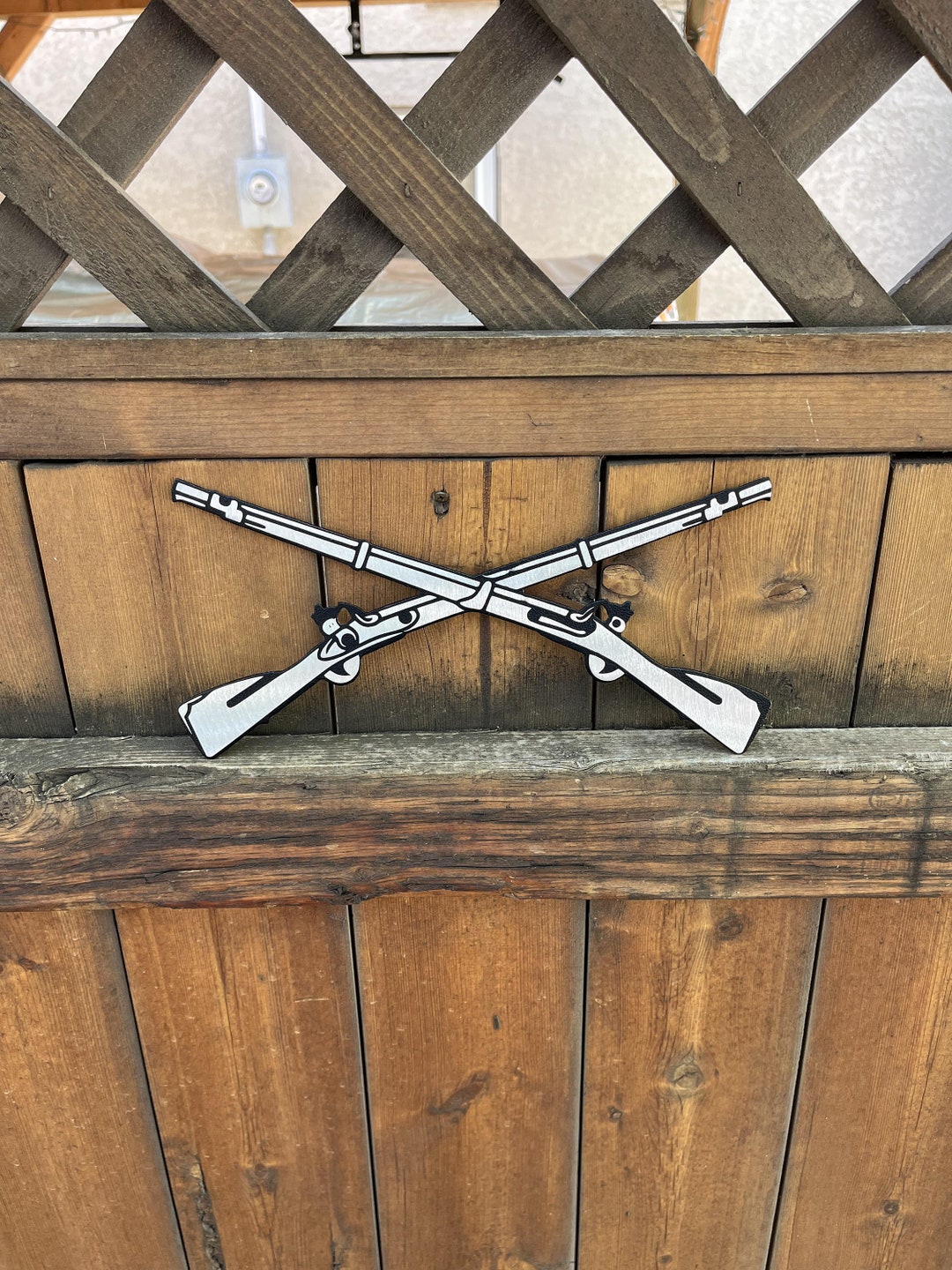 Army Infantry Crossed Rifles Emblem - Etsy