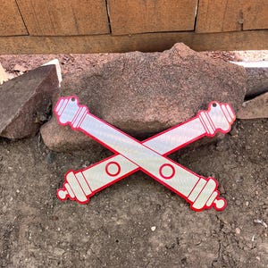 Army Field Artillery Crossed Cannons Plaque - Etsy