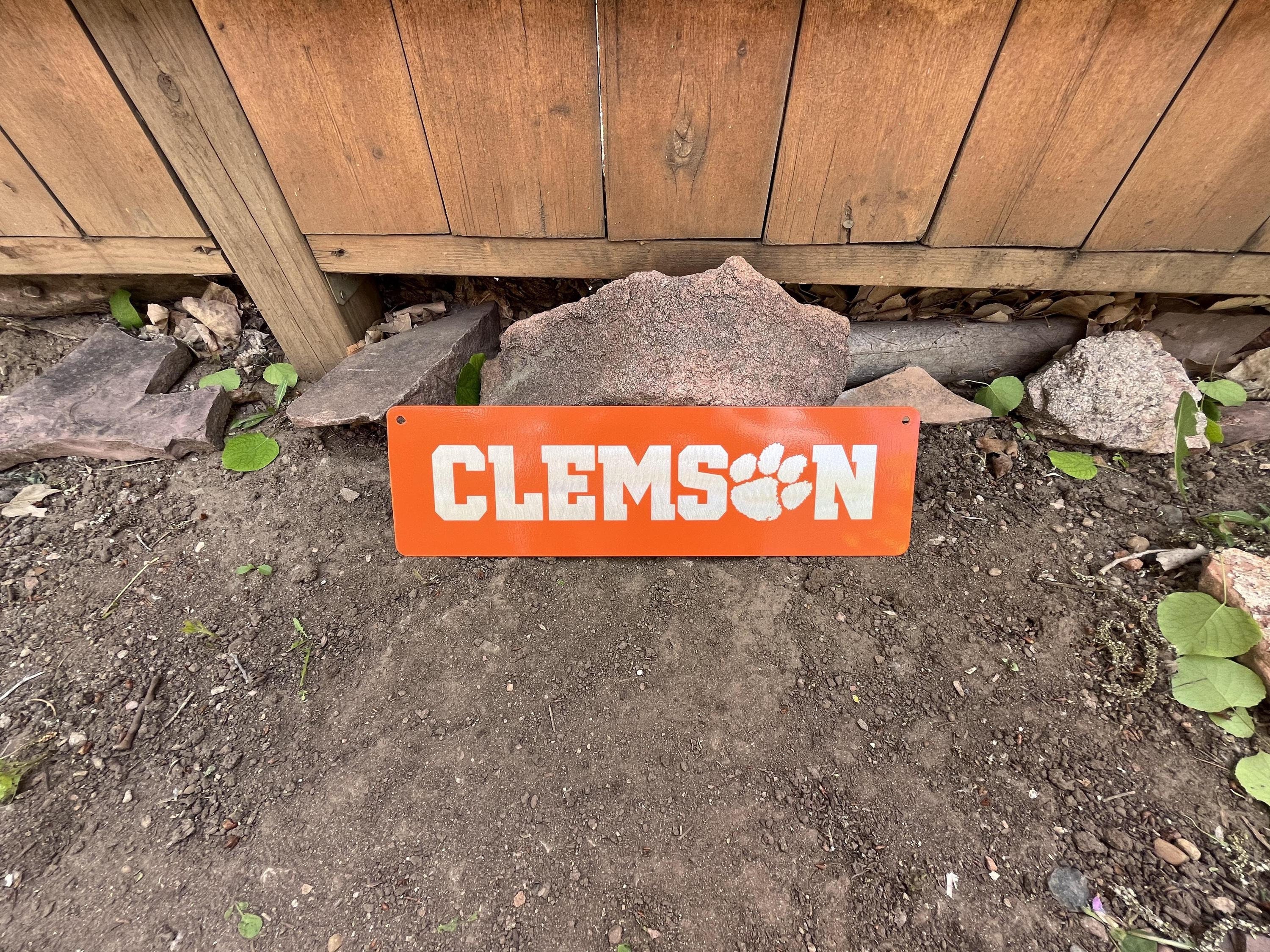 Clemson Tigers Wall Sign - Etsy