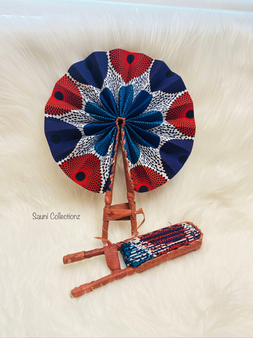 Ankara Fabric Fans, African Fabric Fan, Fabric Fan/ Made in Africa ...