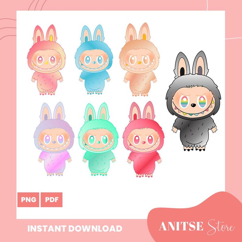 Labubu png, , Sweet Labubu png, Labubus desing png, la bubu png ...