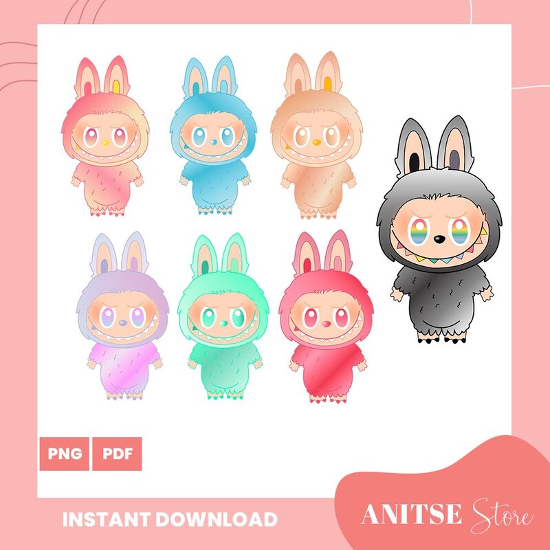 Pink Labubu Big - Etsy