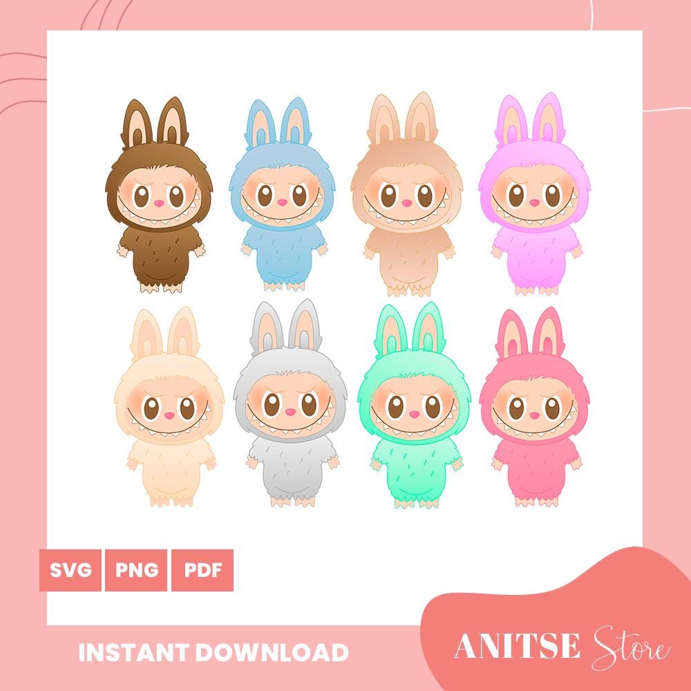 Labubu png, Labubus svg, Sweet Labubu png, Labubus desing png, la bubu ...