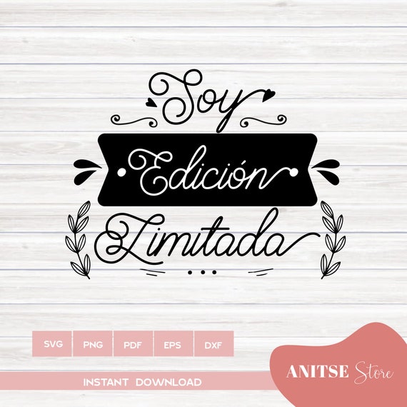 Soy Edición Limitada Transparent SVG PNG Latina Svg. - Etsy