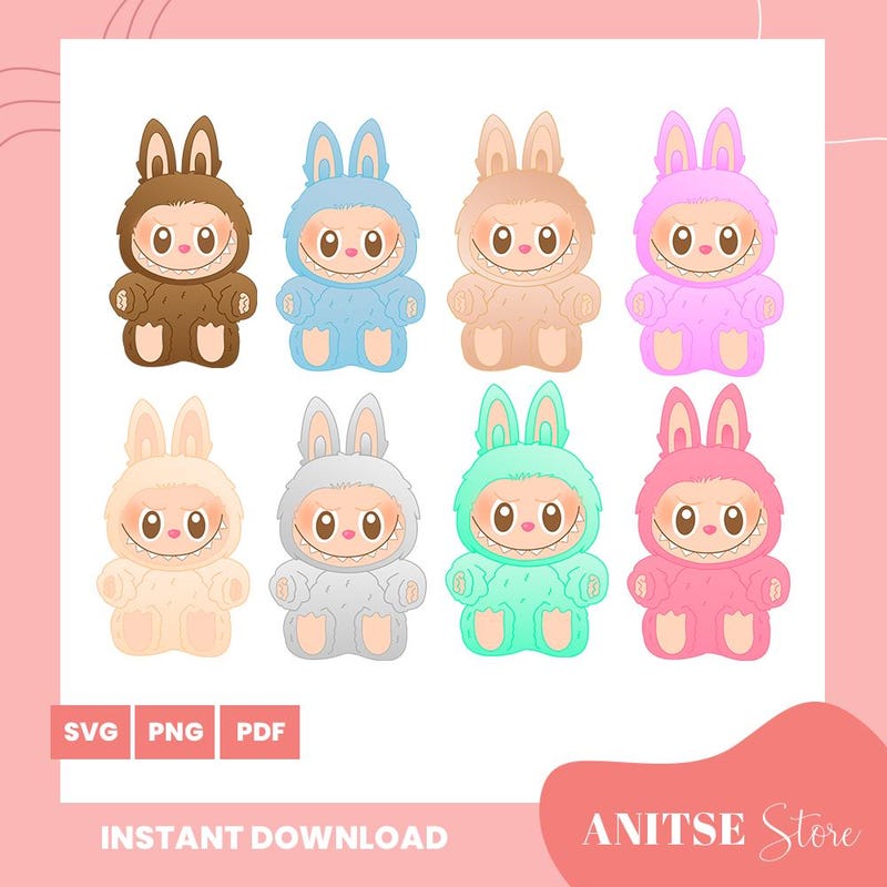 Labubu Template - Etsy