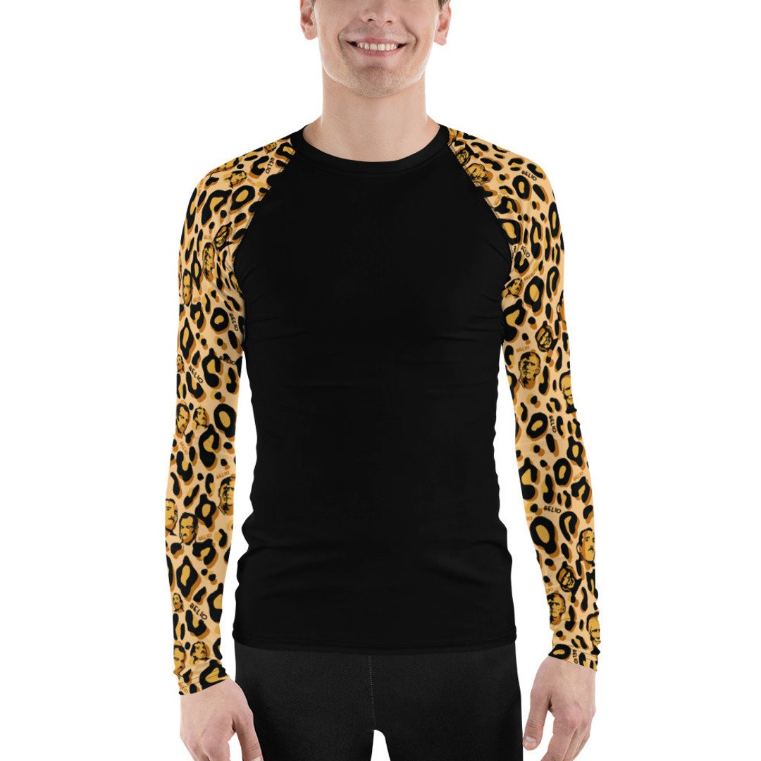 Jiu Jitsu Leopard Helio Mens BJJ Rashie - Nogi Leopard Heli-eoww ...