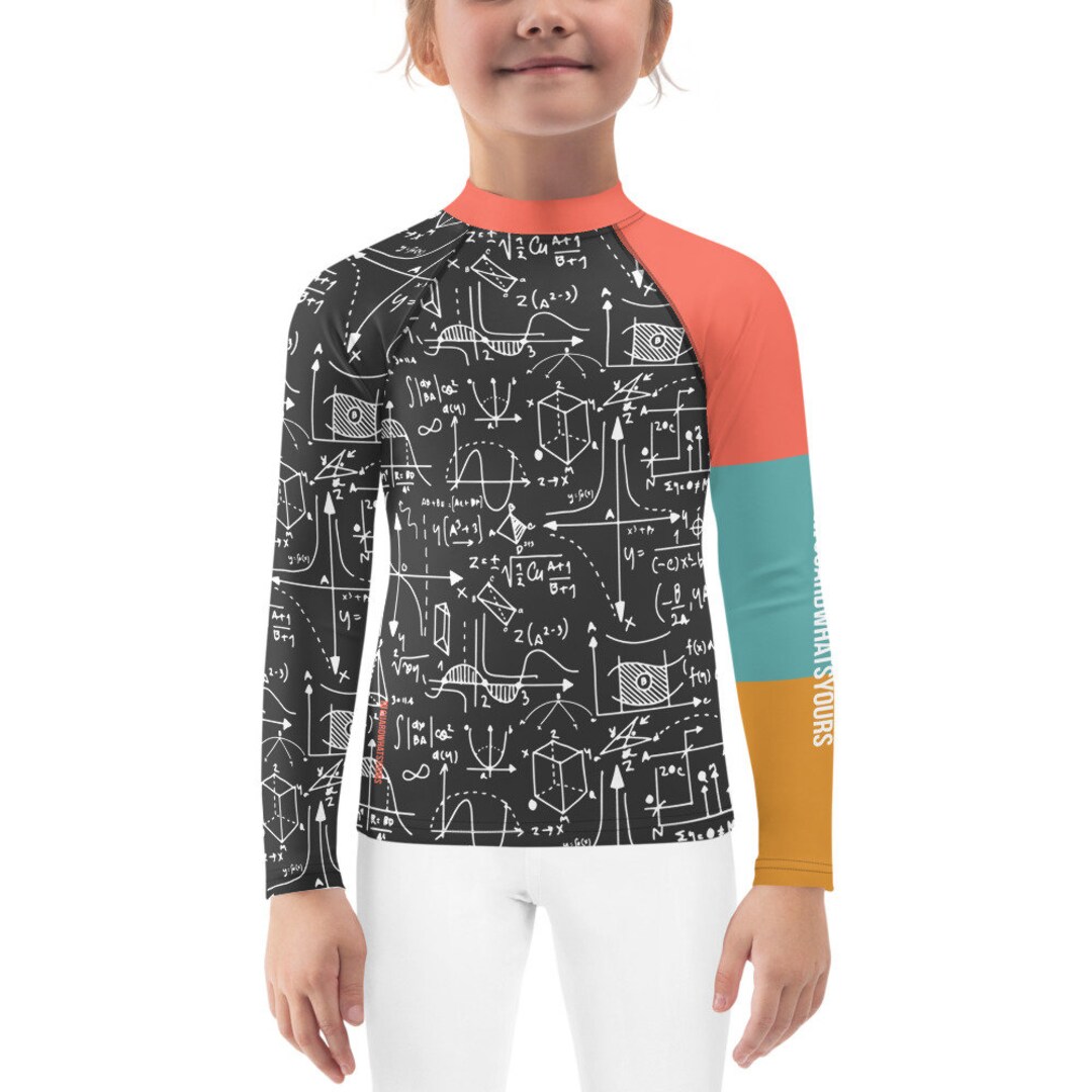 Back to the Mats Geometry Jiujitsu BJJ Kids Rashie - Geometry Angles ...