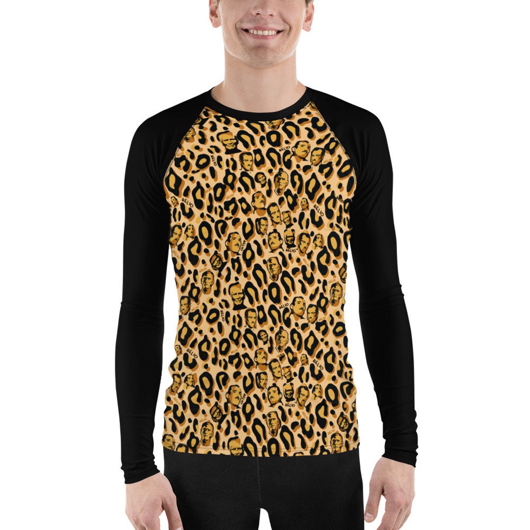 Jiu Jitsu Leopard Helio Mens BJJ Rashie - Nogi Leopard Heli-eoww ...