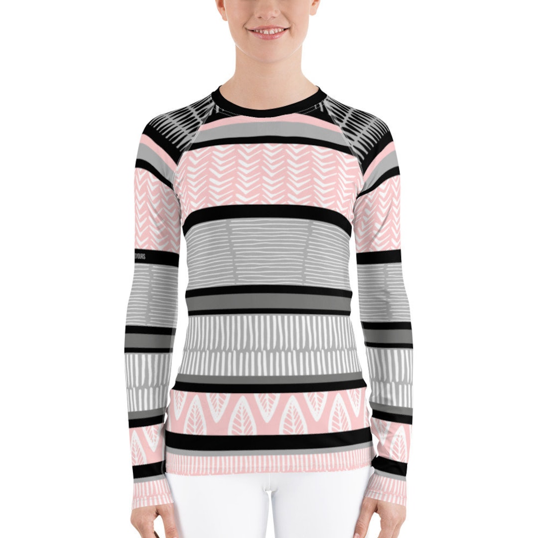 Algorithmic Patterns Women's Jiu Jitsu Rashie - Women's Rash Guard BJJ ...