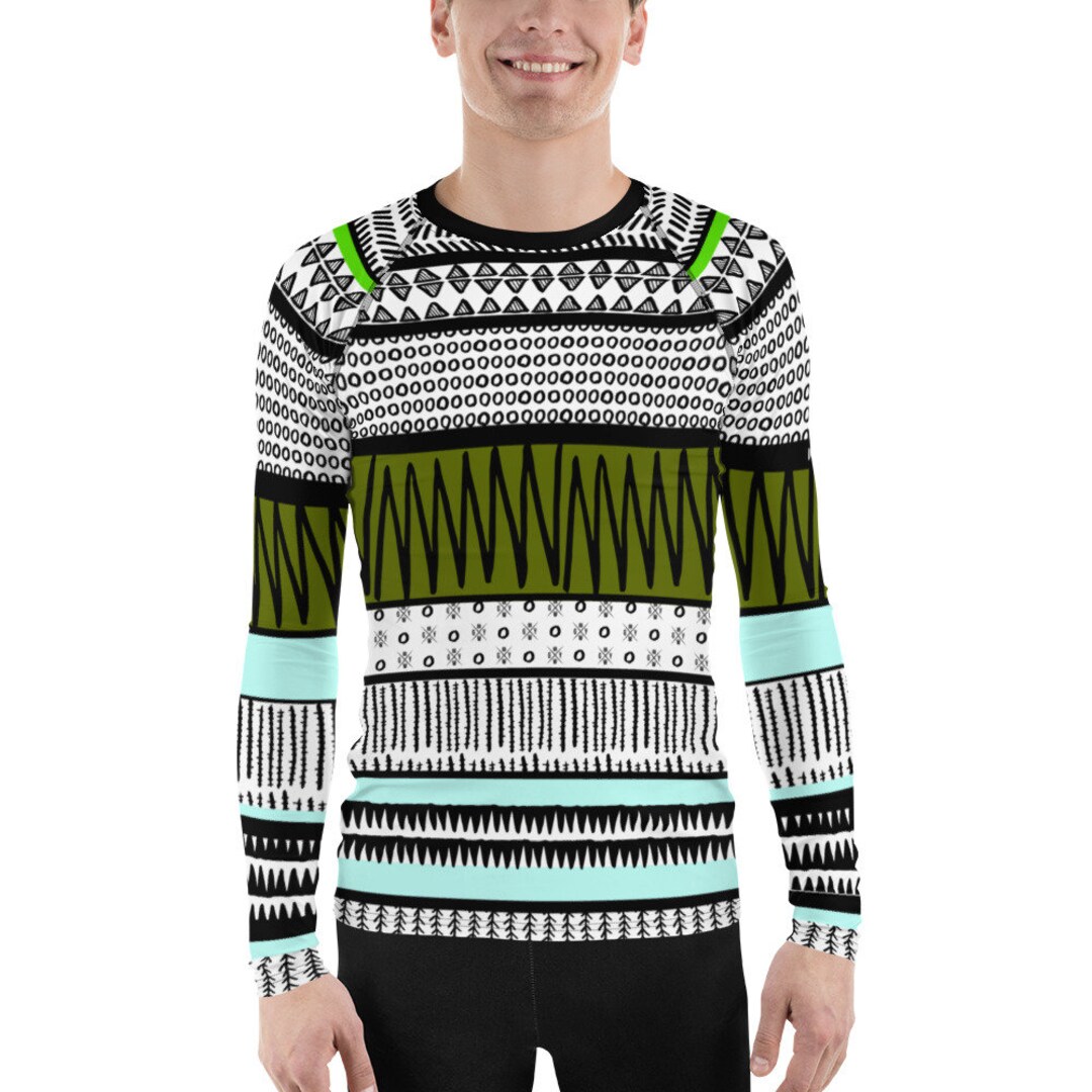 Disruptive Patterns Men's Jiu Jitsu Rashie - Men's Rash Guard BJJ ...