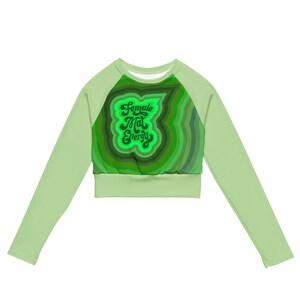 Female Mat Energy Crop Rashie Women's Athletic Rash Guard BJJ Jiu-jitsu ...