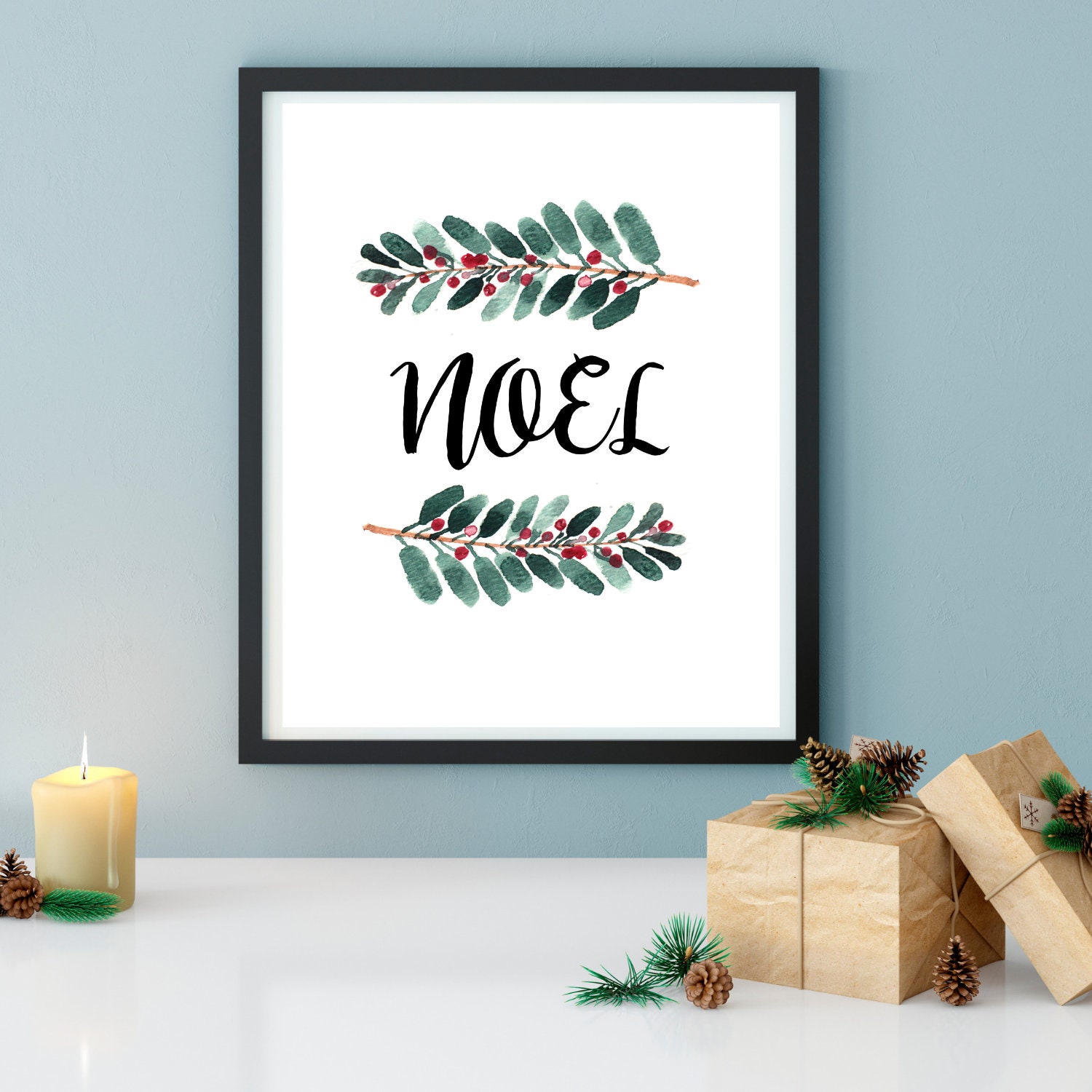 Noel, Instant Digital Download, Christmas Instant Printable, Christmas ...