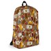 Unique Autumn Backpack. Fall Rucksack With Pumpkin Pie, Coffee ...
