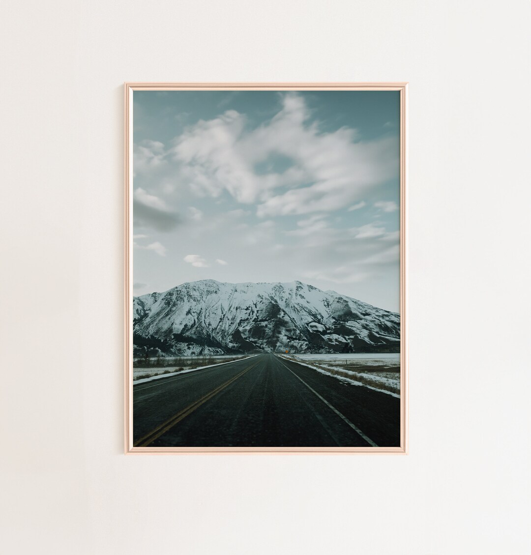 Yukon Print Canada Travel Poster Yukon Canada Winter Photography Print ...