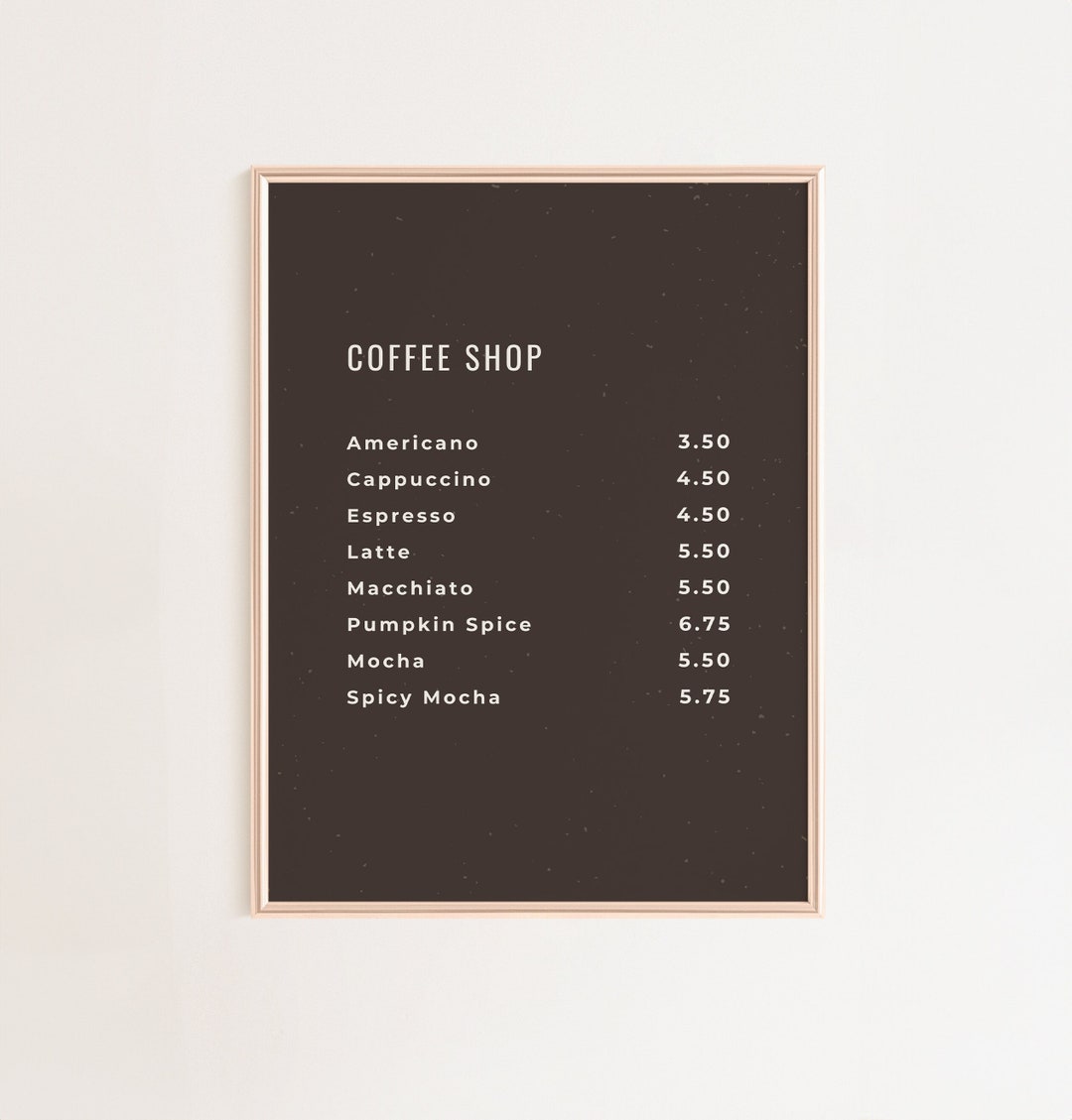 Vintage Coffee Wall Art Print Coffee Wall Decor Espresso Retro Coffee ...