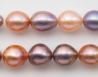 9-11mm Freshwater Edison Pearl in Full Strand With Nice Luster in ...