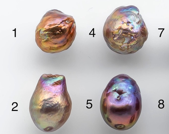 Single Piece Edison Pearl Round With Super Nice Luster and Undrilled ...