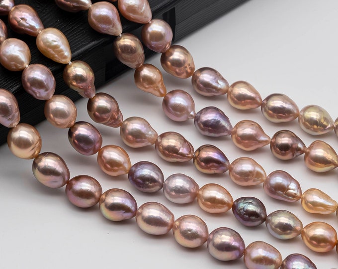 9-11mm Edison Pearls in Full Strand Natural Color With High Luster for ...