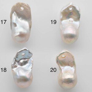 13-22mm Baroque Pearl Large Hole Top Drilled With High Luster, Single ...