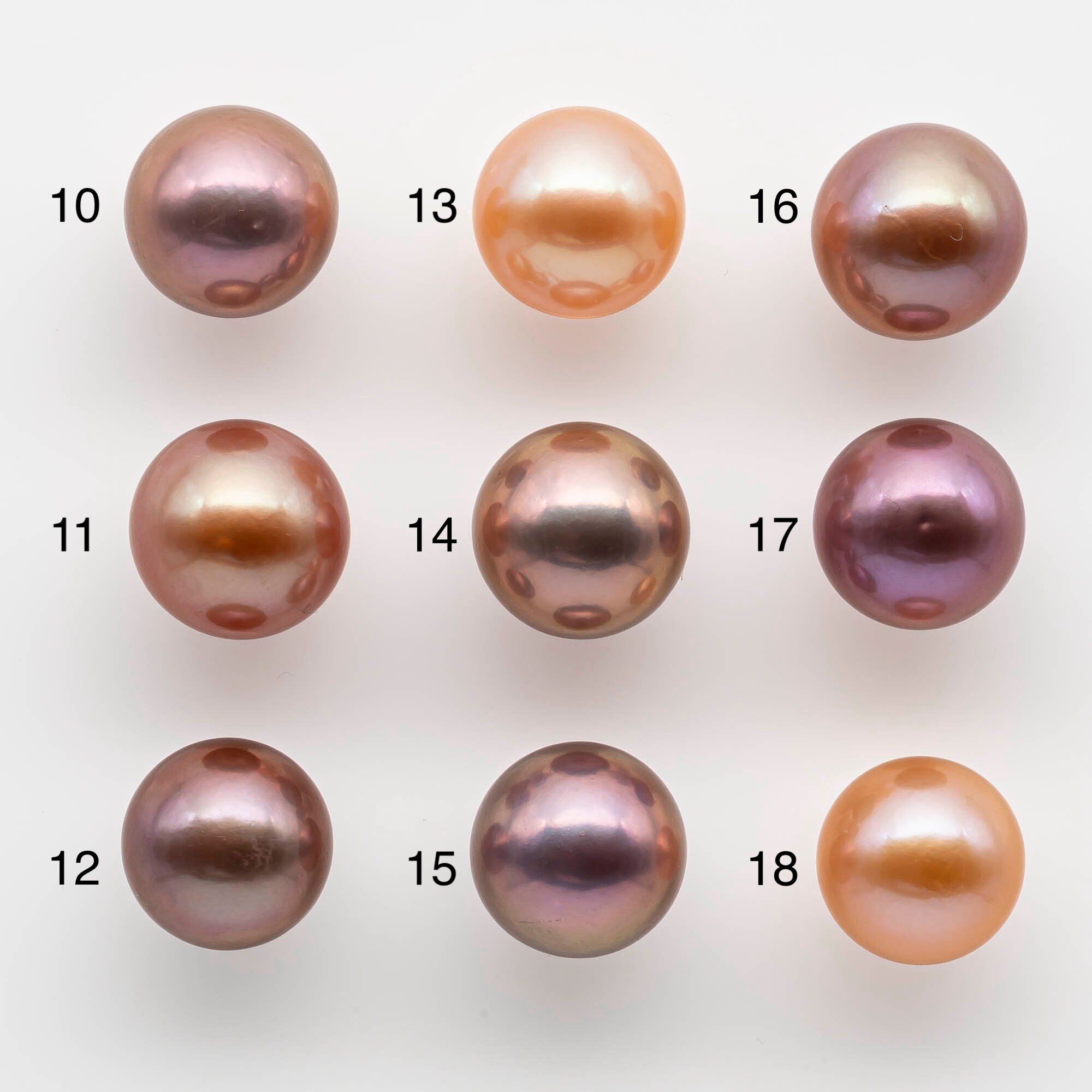 12-13mm Loose Edison Pearl in Natural Color With High Luster, Round ...