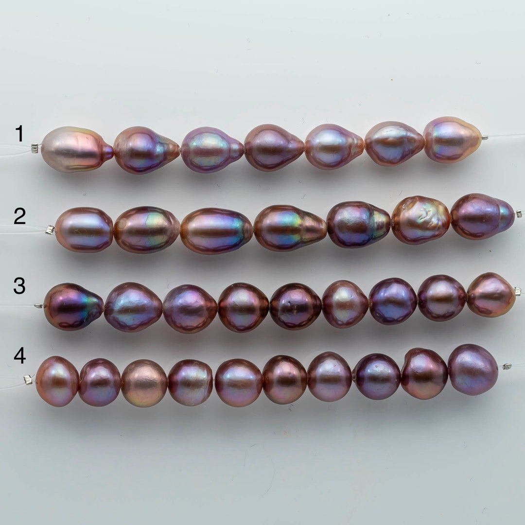 11-12mm Edison Pearl in Natural Color and High Lusters in Short Strand ...