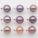 13-14mm Edison Pearl Round Natural Lavender Colors With High Luster ...