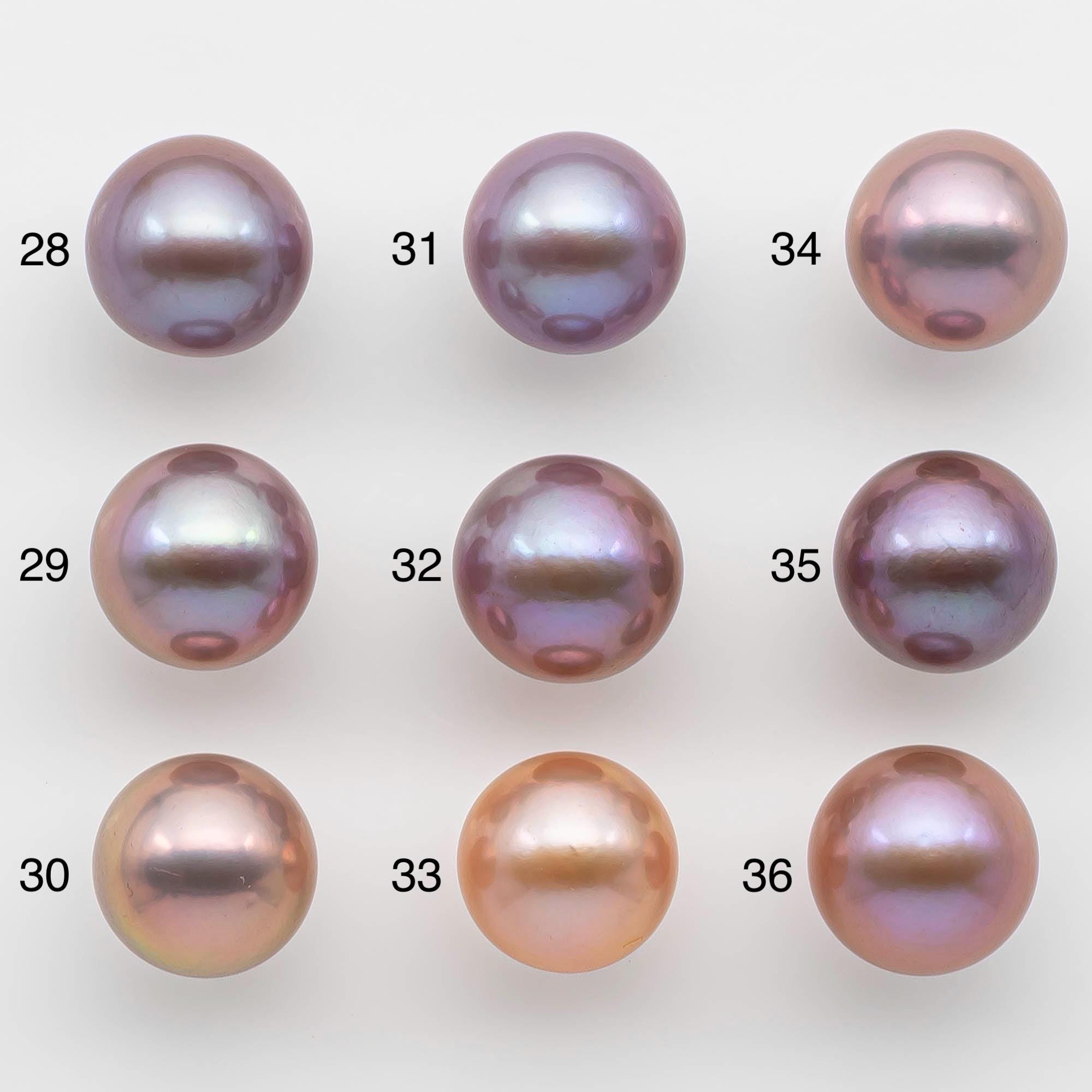 13-14mm Edison Pearl Round Natural Lavender Colors With High Luster ...