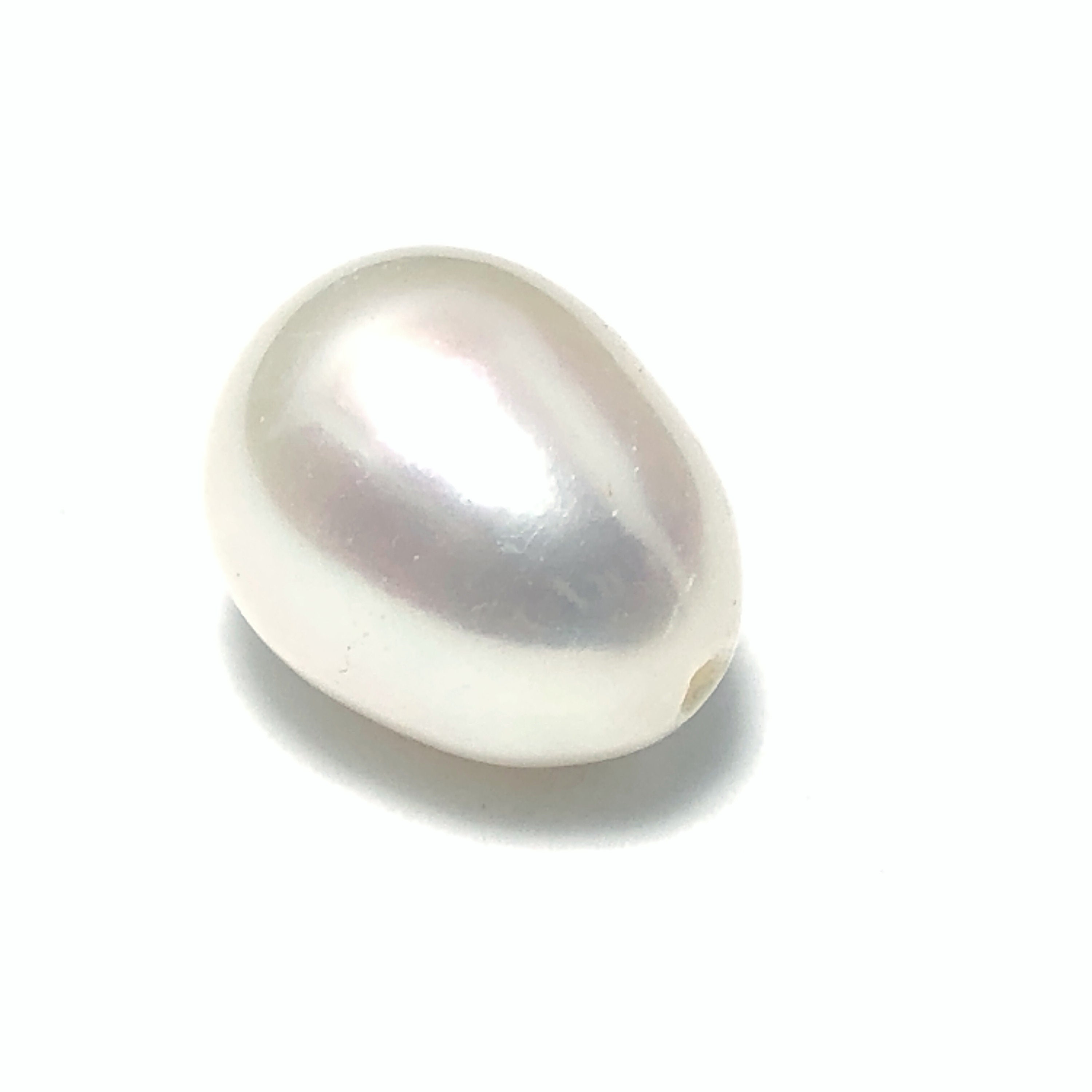 Half Drill Pearls Freshwater Drop Shape 7mm or 8mm White - Etsy