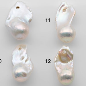 13-22mm Baroque Pearl Large Hole Top Drilled With High Luster, Single ...