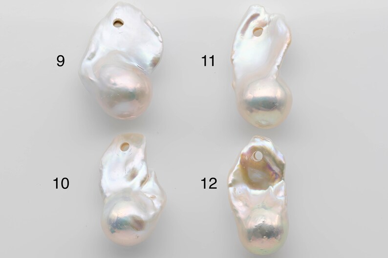 13-22mm Baroque Pearl Large Hole Top Drilled With High Luster, Single ...