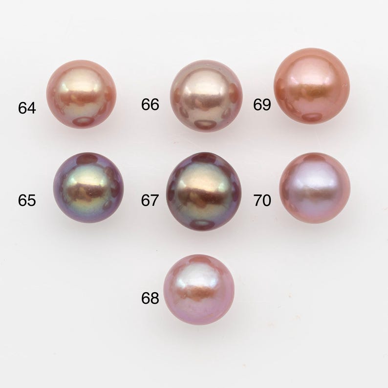 10-11mm Loose Edison Pearl, Freshwater Pearl in Natural Colors With ...