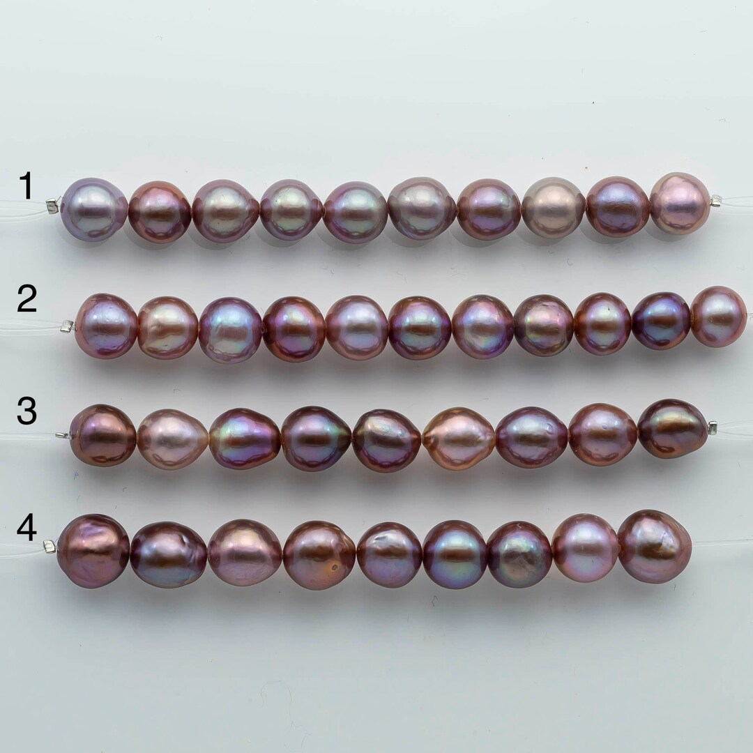 10-12mm Edison Pearl Natural Color and High Luster in Teardrop or Near ...