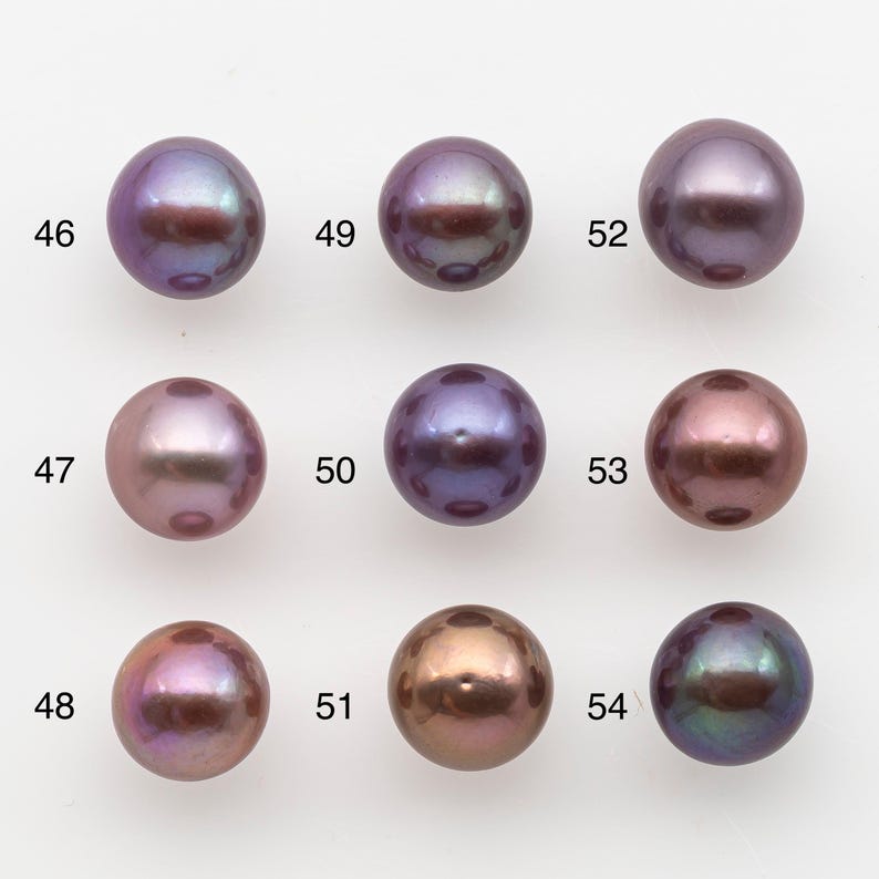 10-11mm Loose Edison Pearl, Freshwater Pearl in Natural Colors With ...