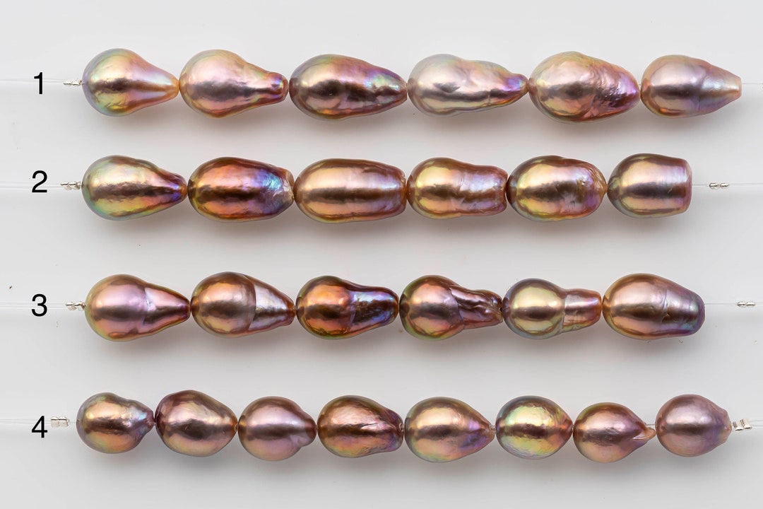 10-11mm Teardrop Edison Pearl With High Luster and Freshwater Pearl ...