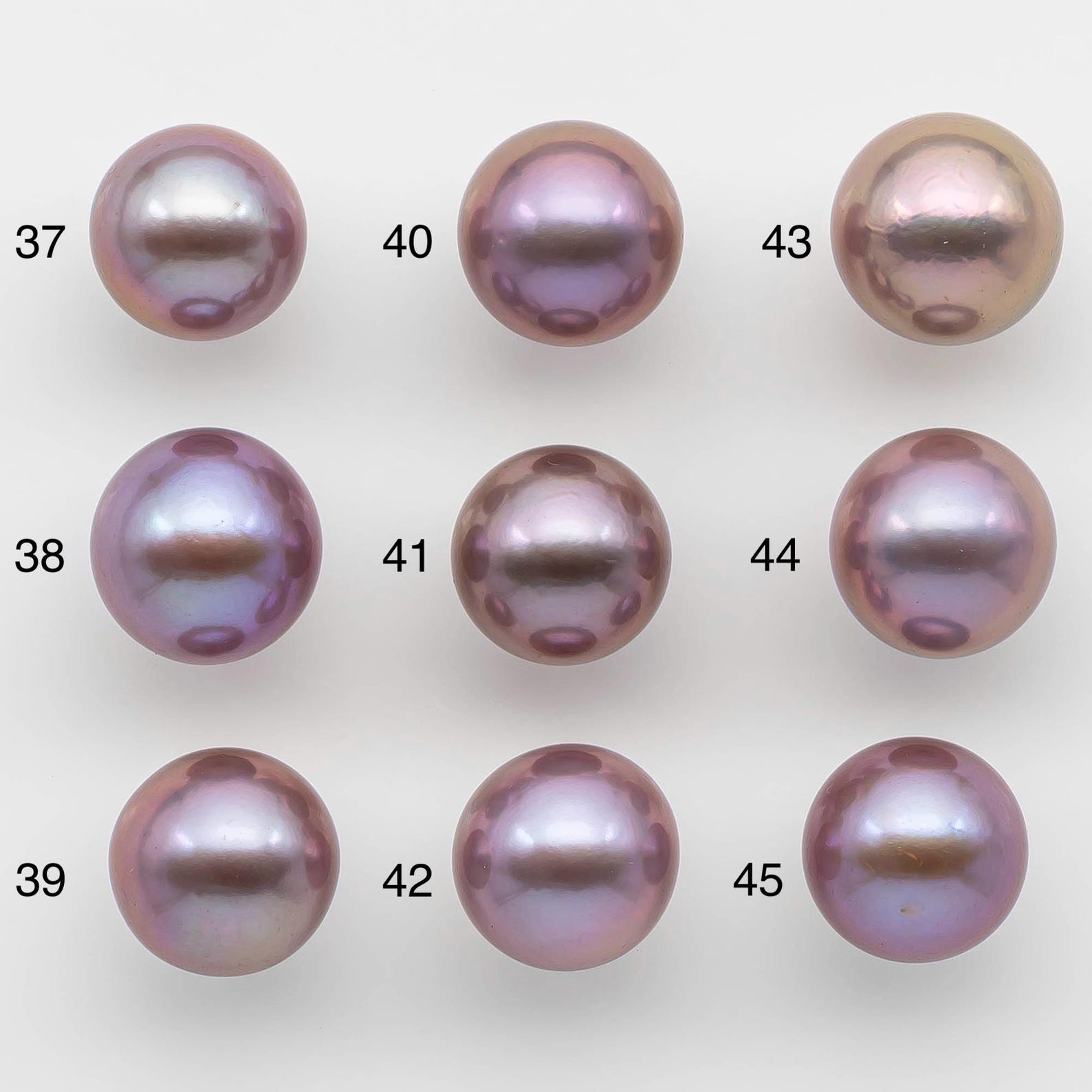 13-14mm Edison Pearl Round Natural Lavender Colors With High Luster ...