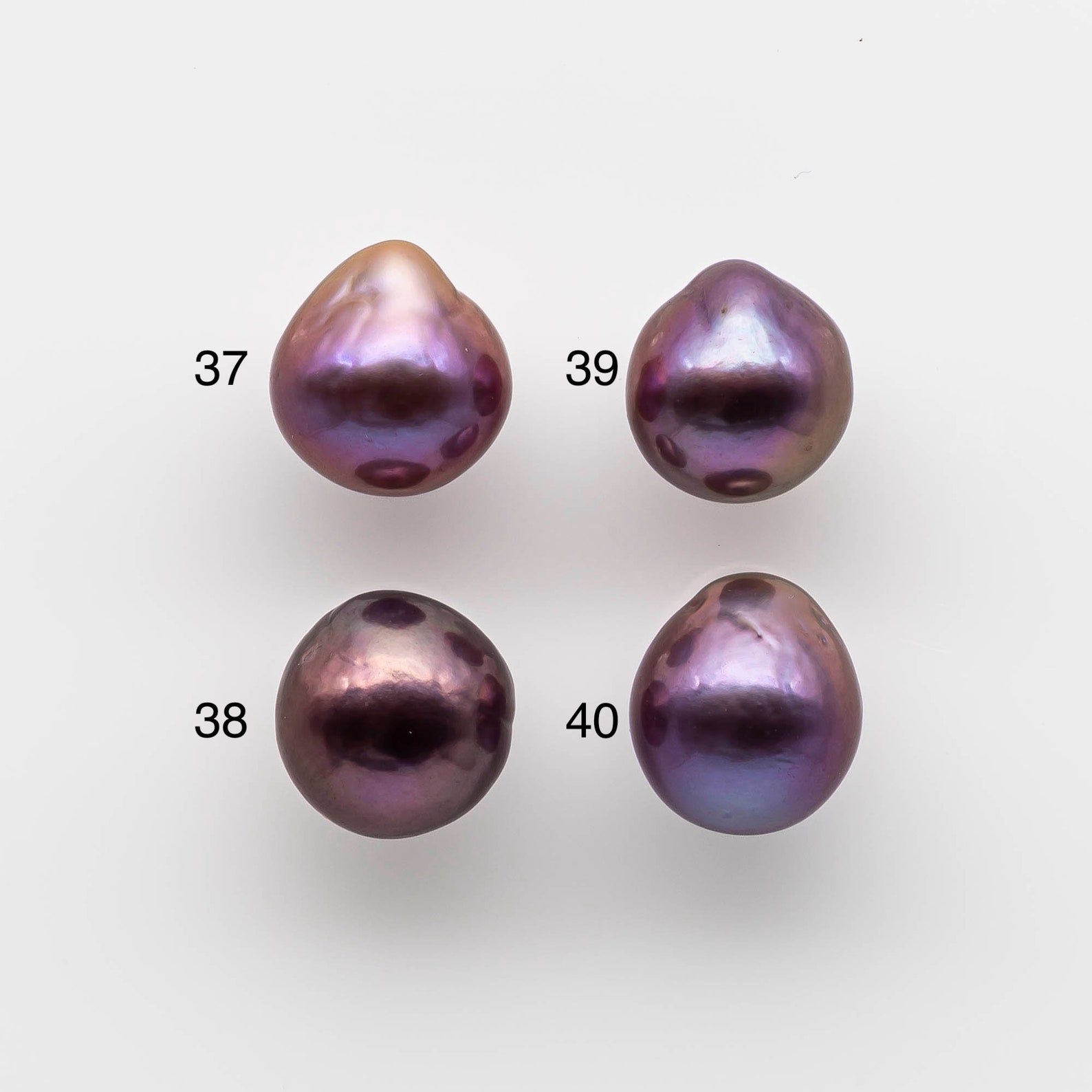 WOW 10-11mm Edison Pearl Drops With Natural Colors in Metallic ...