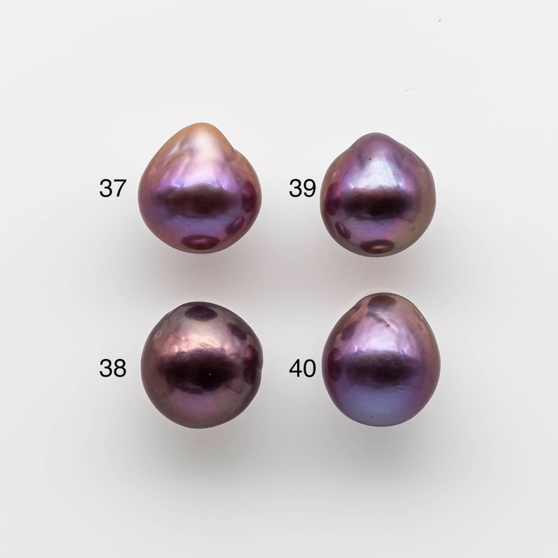 WOW 10-11mm Edison Pearl Drops With Natural Colors in Metallic ...