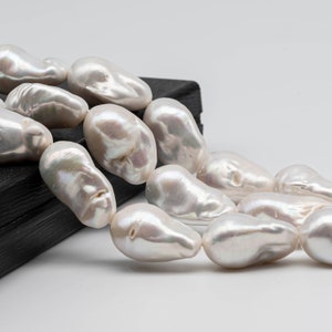 Large Size Baroque Pearl White Freshwater Pearl, From 13x18mm to ...