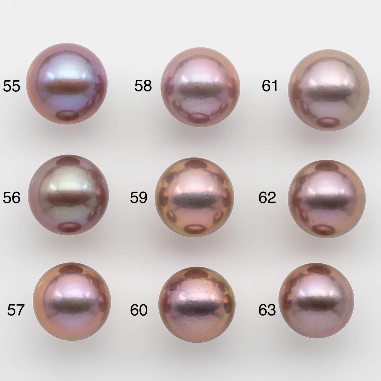 13-14mm Edison Pearl Round Natural Lavender Colors With High Luster ...