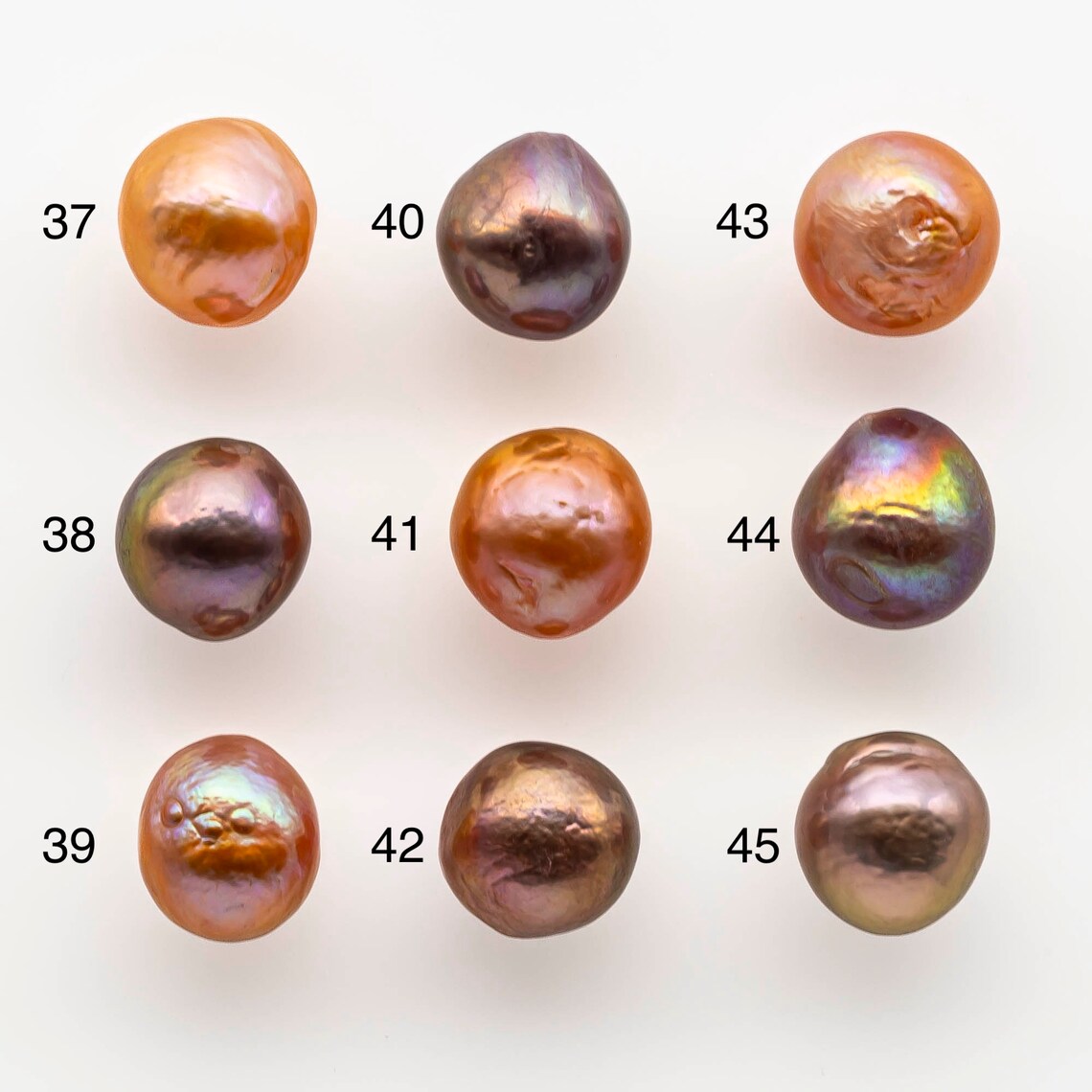 11-12mm Edison Pearl Near Round or Drop With Amazing Iridescence Luster ...