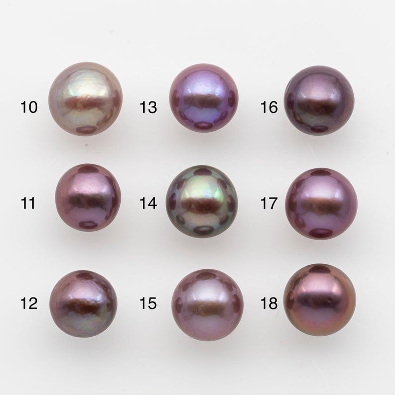 10-11mm Loose Edison Pearl, Freshwater Pearl in Natural Colors With ...