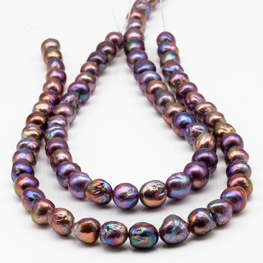 10-12 Edison Pearl Strand With Amazing High Luster and All Natural ...