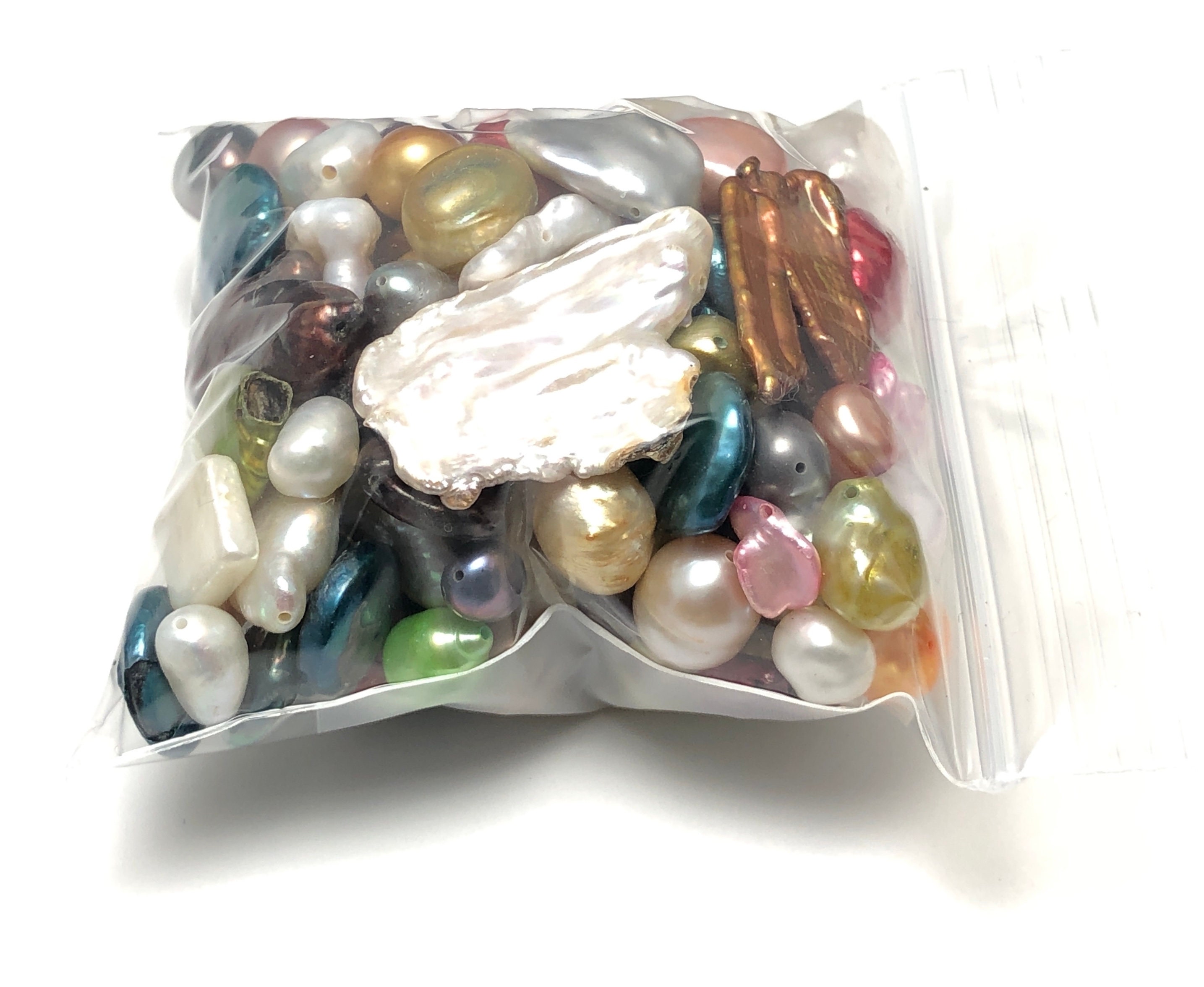 Assorted Freshwater Pearls Mix Pearls With Different Sizes - Etsy
