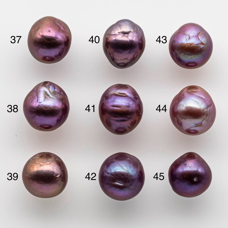 10-11mm Single Loose Edison Pearl Drops in All Natural Colors and ...