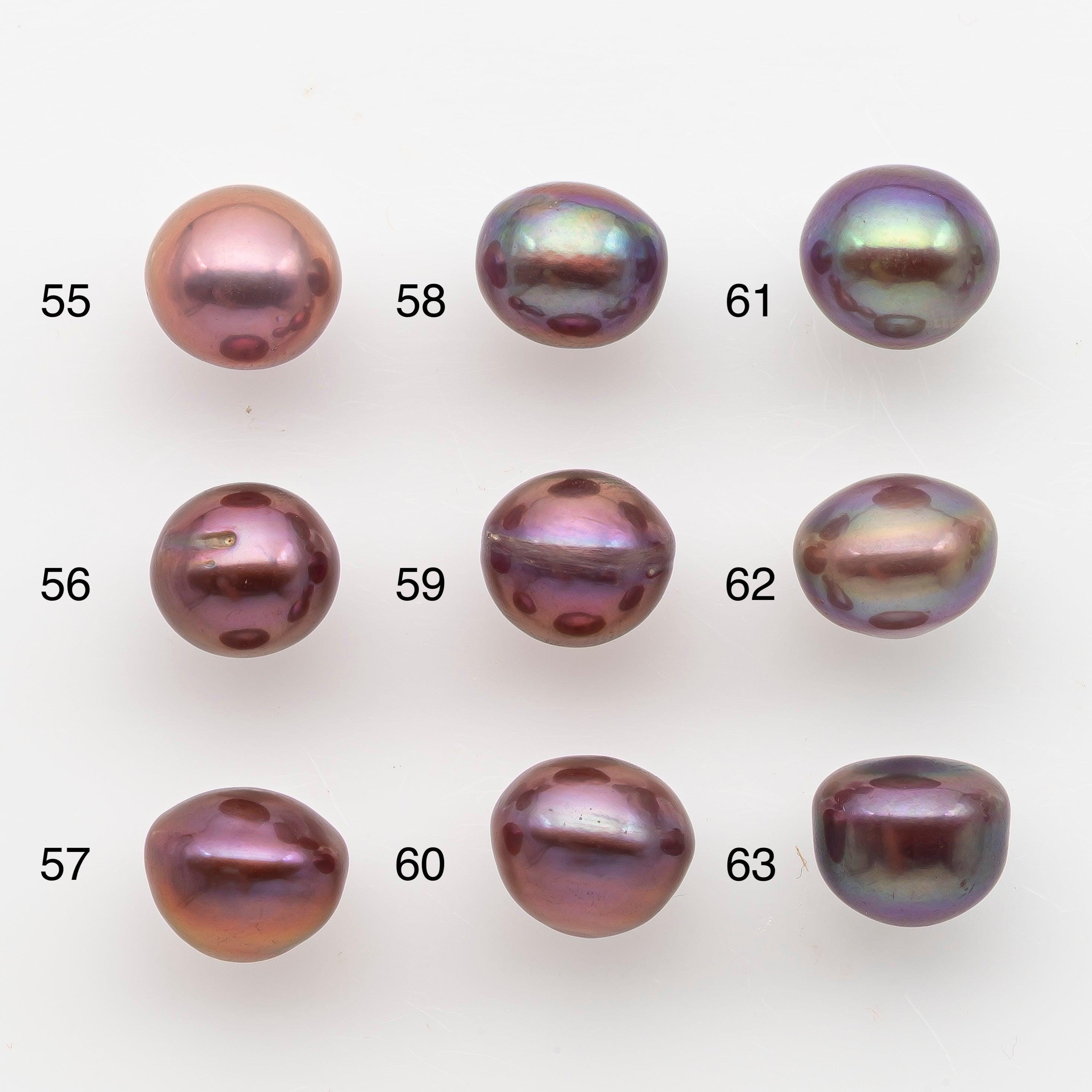 10-11mm Loose Edison Pearl, Freshwater Pearl in Natural Colors With ...