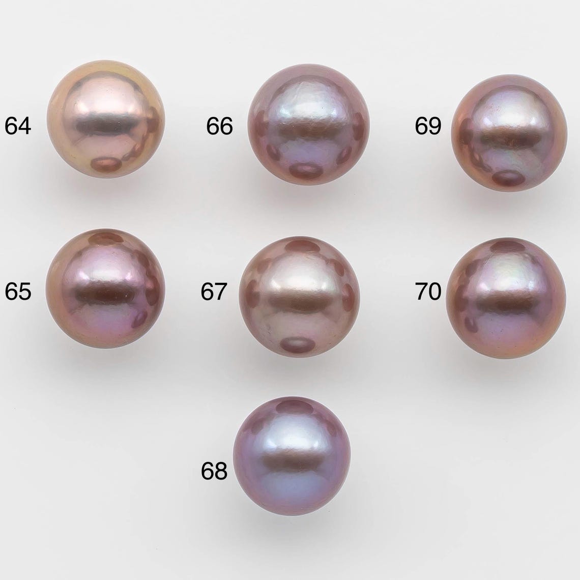 13-14mm Edison Pearl Round Natural Lavender Colors With High Luster ...